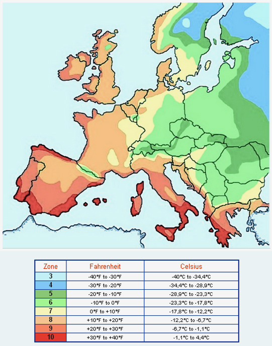 Zonele climatice in Europa | GreenZoneLife